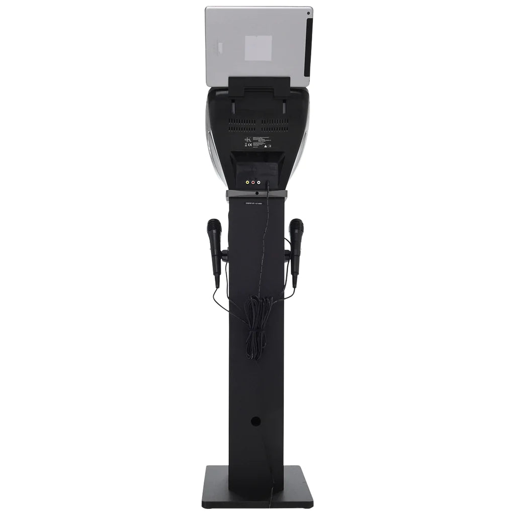 Easy Karaoke Bluetooth® Karaoke System with Speaker Pedestal + 2 Micro ...