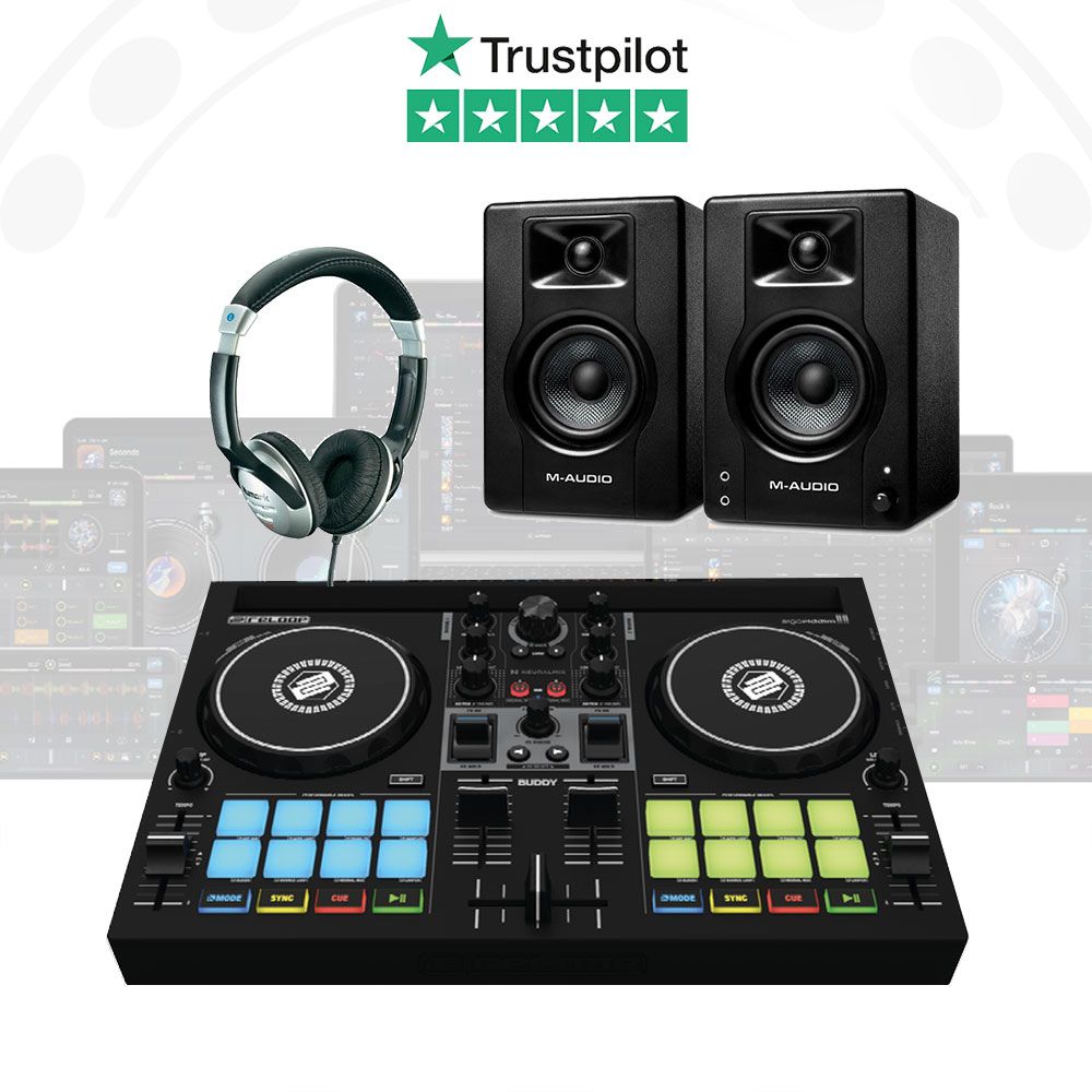 Reloop BUDDY DJ Controller Package Deal – THEDJWAREHOUSE